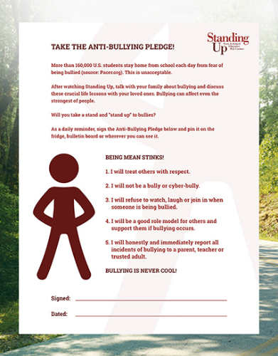 Printable Anti-Bullying Pledge | Mama Likes This