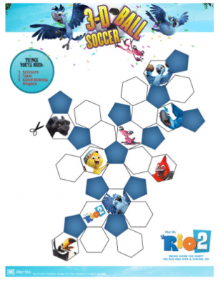 DIY Printable Soccer Ball Craft - Mama Likes This