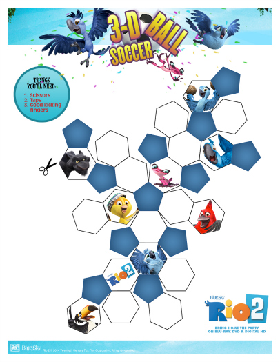 DIY Printable Soccer Ball Craft - Mama Likes This