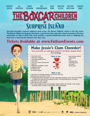 Boxcar Children Recipe - Jessie's Surprise Island Clam Chowder