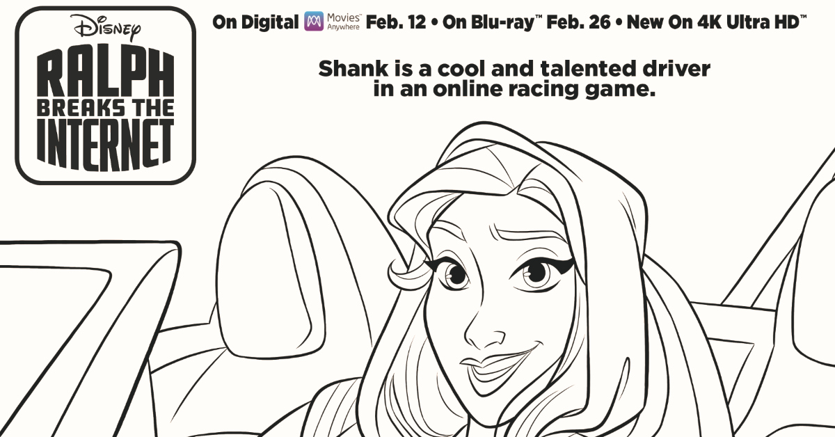 Disney Shank Coloring Page Printable - Mama Likes This