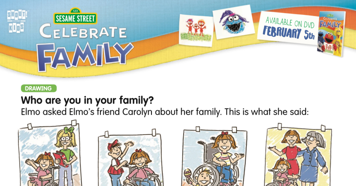 Sesame Street Family Activity Page - Mama Likes This