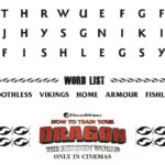 How To Train Your Dragon 3 Dragon Word Search | Mama Likes This