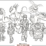 Dragons Coloring Page from How To Train Your Dragon | Mama Likes This