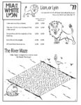Free White Lion Printable Activity Book - Mama Likes This