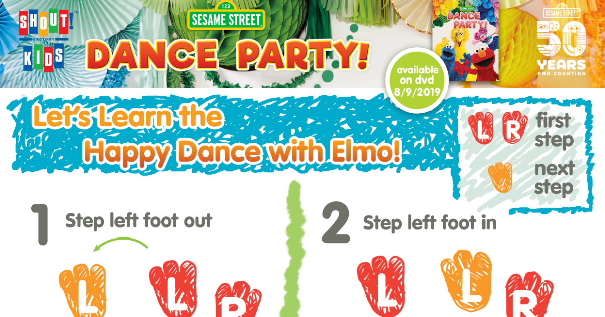 Elmo Dance Instructions for Kids - Mama Likes This