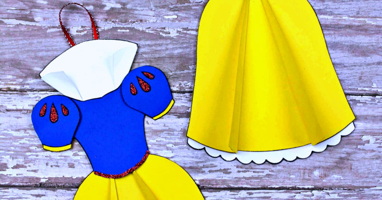 Free Printable Snow White Ornament Craft - Mama Likes This