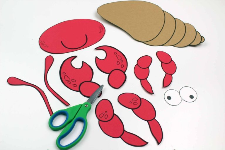 Free Printable Hermit Crab Craft - Mama Likes This