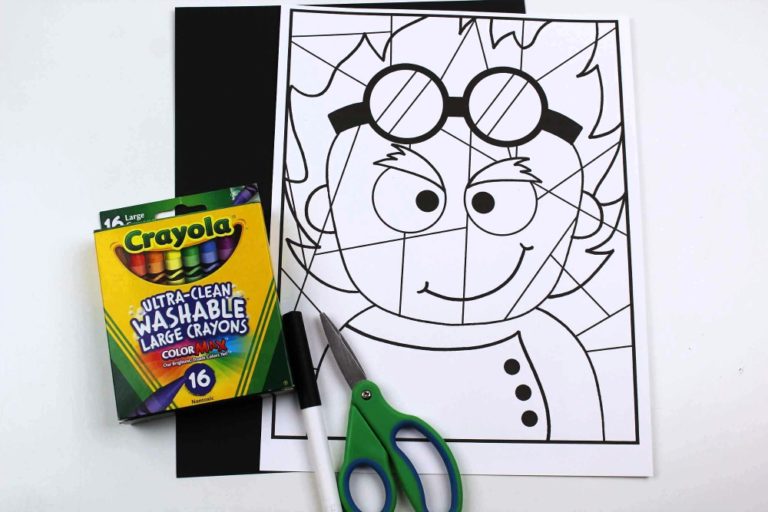 Free Printable Mad Scientist Craft - Mama Likes This