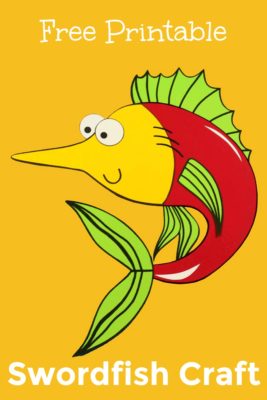 Printable Under The Sea Swordfish Craft - Mama Likes This