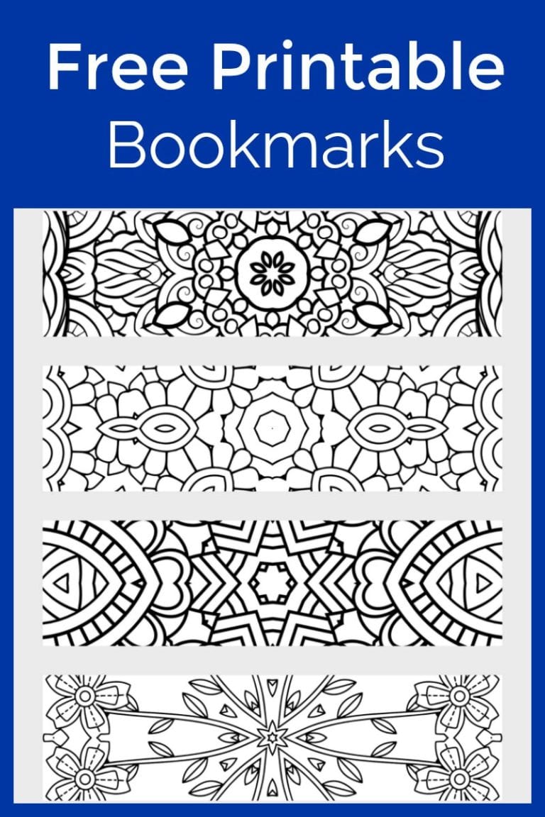 Free Printable Bookmarks To Color - Mama Likes This