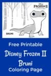 Free Printable Disney Frozen Bruni Coloring Page - Mama Likes This