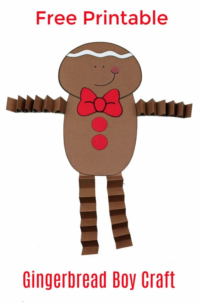 Free Printable Gingerbread Boy Craft - Mama Likes This