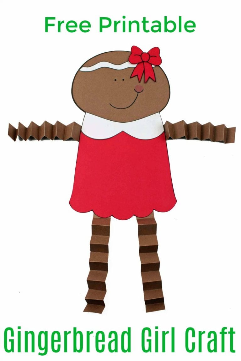 Free Printable Gingerbread Girl Craft - Mama Likes This