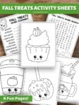 Free Printable Fall Treats Activity Pages - Mama Likes This