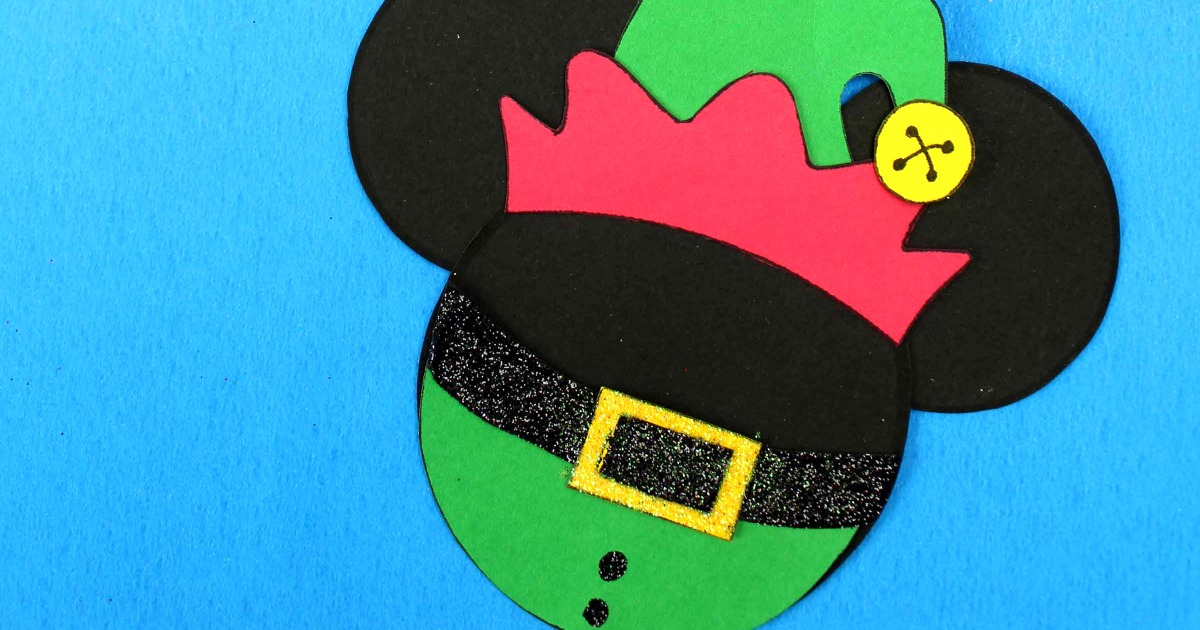 Disney Christmas Elf Mickey Head Craft - Mama Likes This