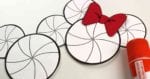 Disney Printable Peppermint Mickey Head Craft - Mama Likes This