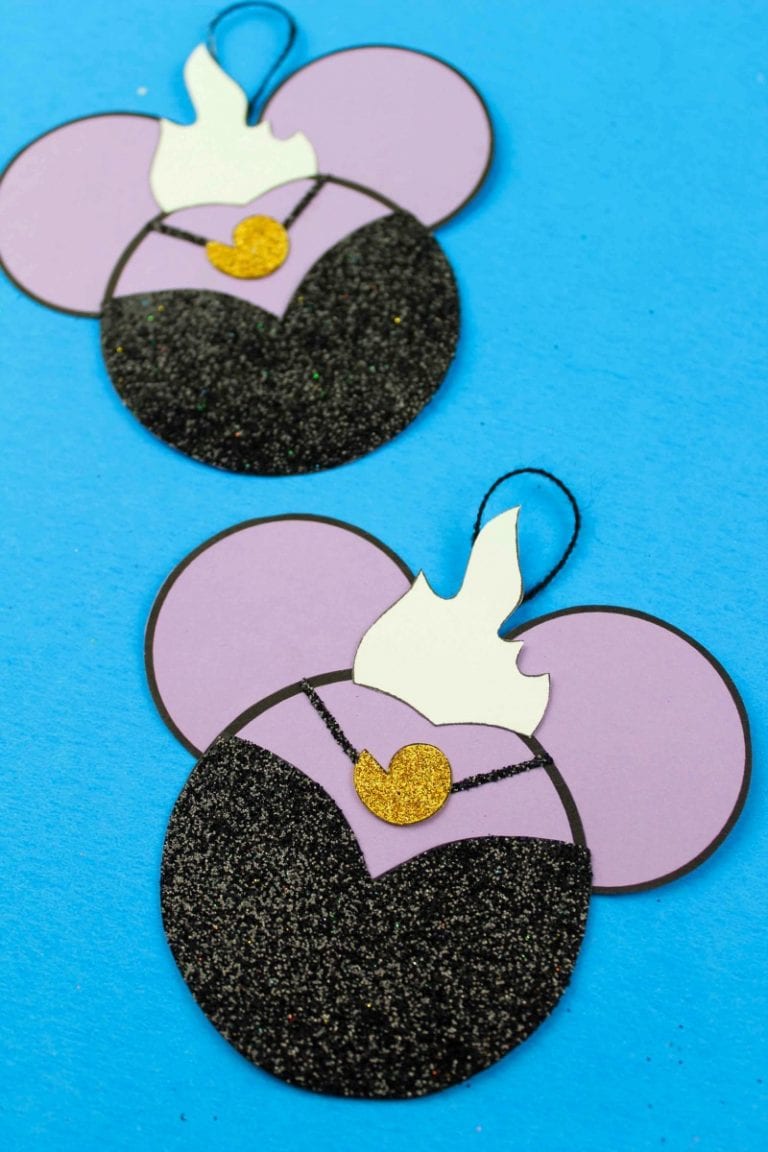 Printable Little Mermaid Ursula Ornament Craft - Mama Likes This