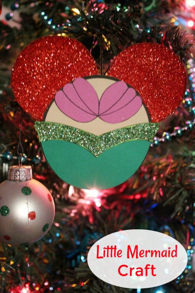 Little Mermaid Ariel Ornament Craft - Mama Likes This