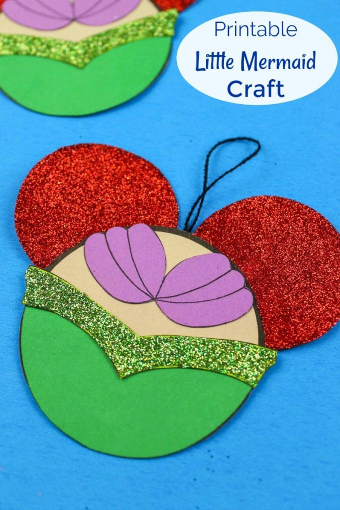 Little Mermaid Ariel Ornament Craft - Mama Likes This