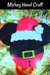 Printable Disney Santa Mickey Head Craft - Mama Likes This