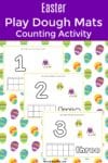 Easter Play Dough Mats Counting Activity - Mama Likes This