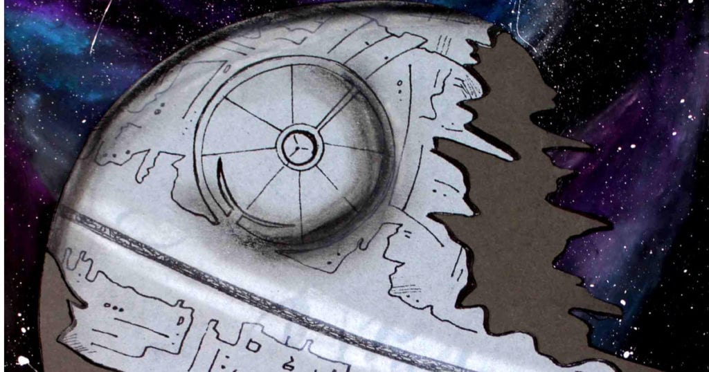 Star Wars Death Star Galaxy Craft - Mama Likes This