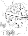 Star Wars Death Star Coloring Page - Mama Likes This