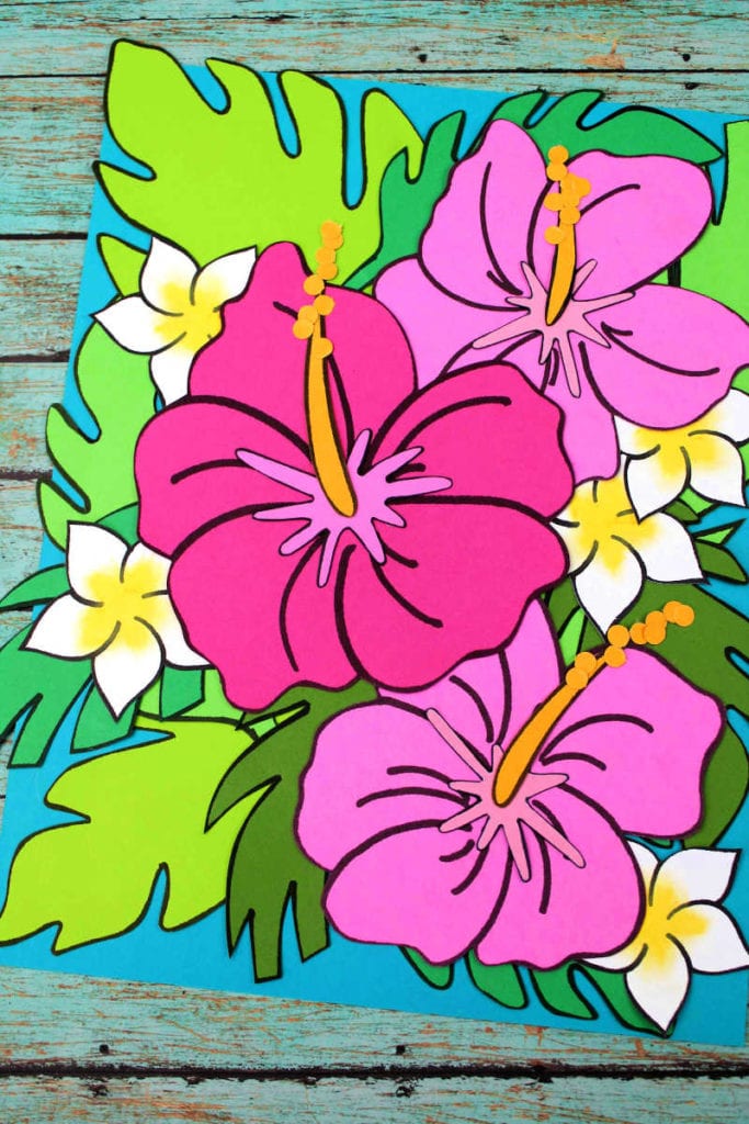 Pretty Pretty Hibiscus Flower Craft - Mama Likes This