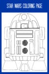 Free Printable Star Wars R2D2 Coloring Page - Mama Likes This