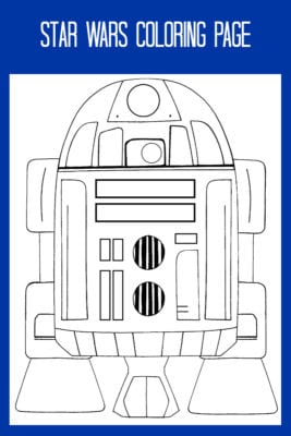 Free Printable Star Wars R2D2 Coloring Page - Mama Likes This