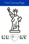 Free Printable We Love New York Coloring Page - Mama Likes This