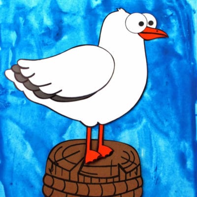 DIY Seagull Craft: Easy Beach-Themed Paper Art 🌊 - Mama Likes This