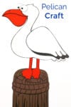 Free Printable Pelican Paper Craft for Kids - Mama Likes This