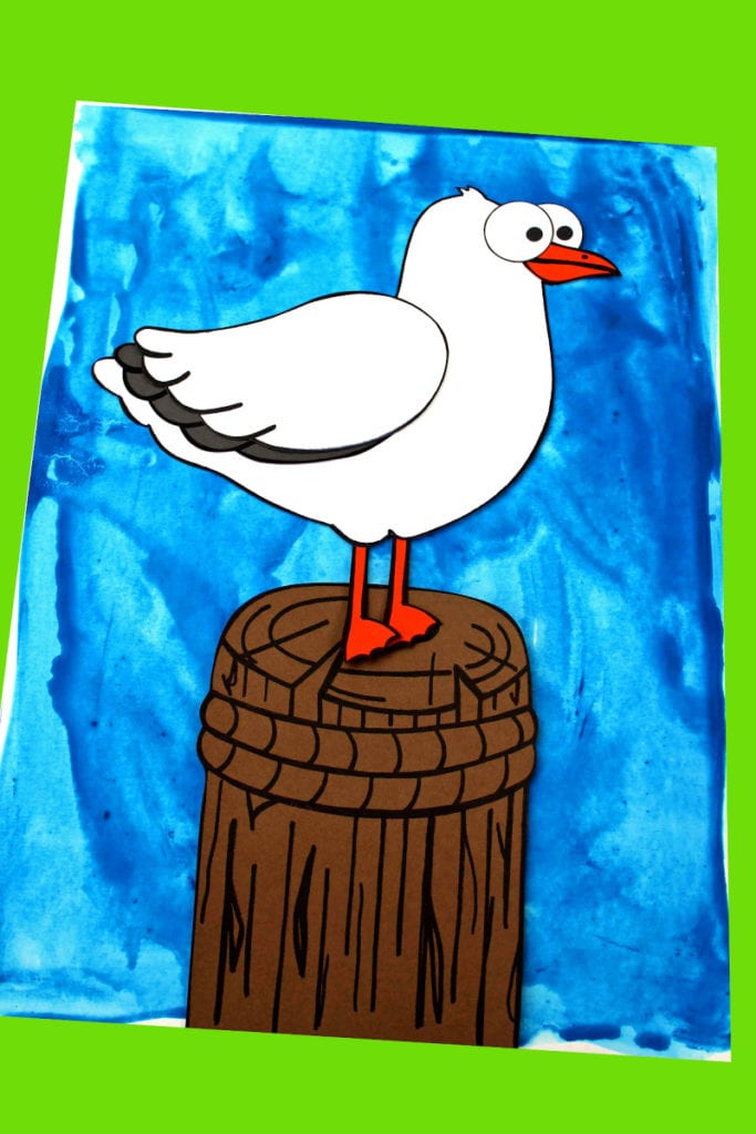 DIY Seagull Craft: Easy Beach-Themed Paper Art 🌊 - Mama Likes This