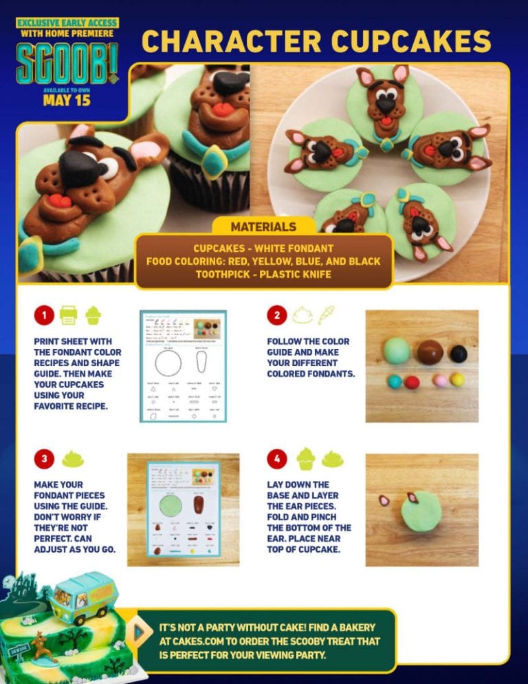 Step by Step Scooby Doo Cupcakes - Mama Likes This