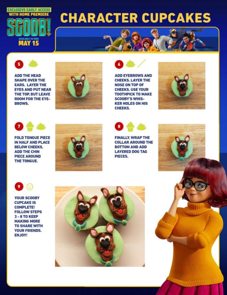 Step by Step Scooby Doo Cupcakes - Mama Likes This