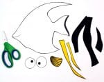 Free Printable Paper Angelfish Craft - Mama Likes This