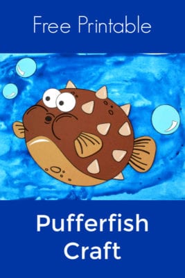 Free Printable Pufferfish Craft for Kids - Mama Likes This