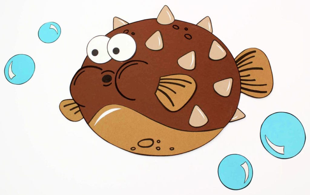Free Printable Pufferfish Craft for Kids - Mama Likes This