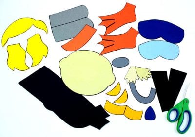 Girl Scuba Diving Craft with Free Template - Mama Likes This