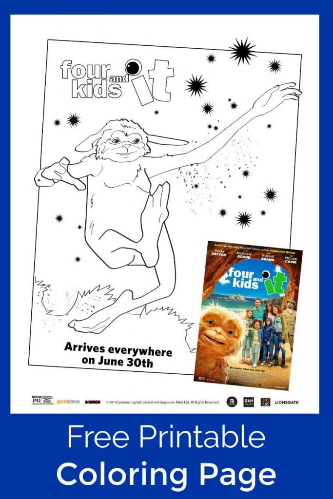 Free Printable Four Kids and It Coloring Page - Mama Likes This