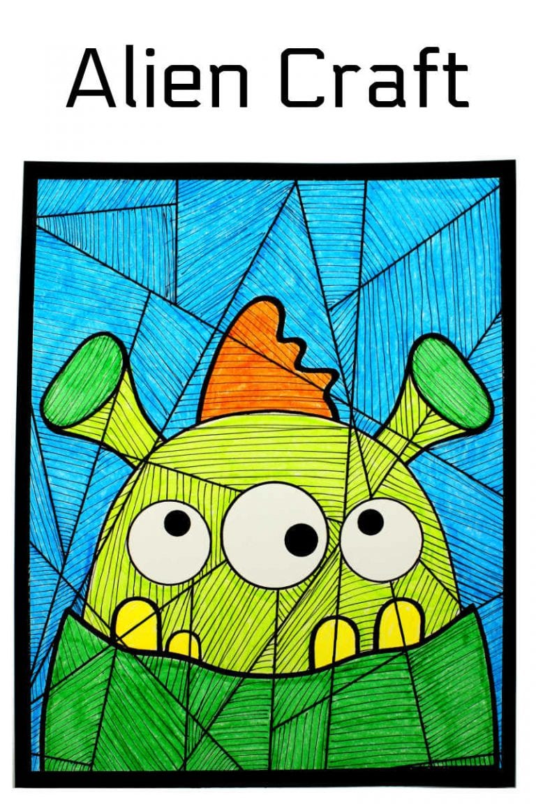 Free Printable Alien Craft for Kids - Mama Likes This