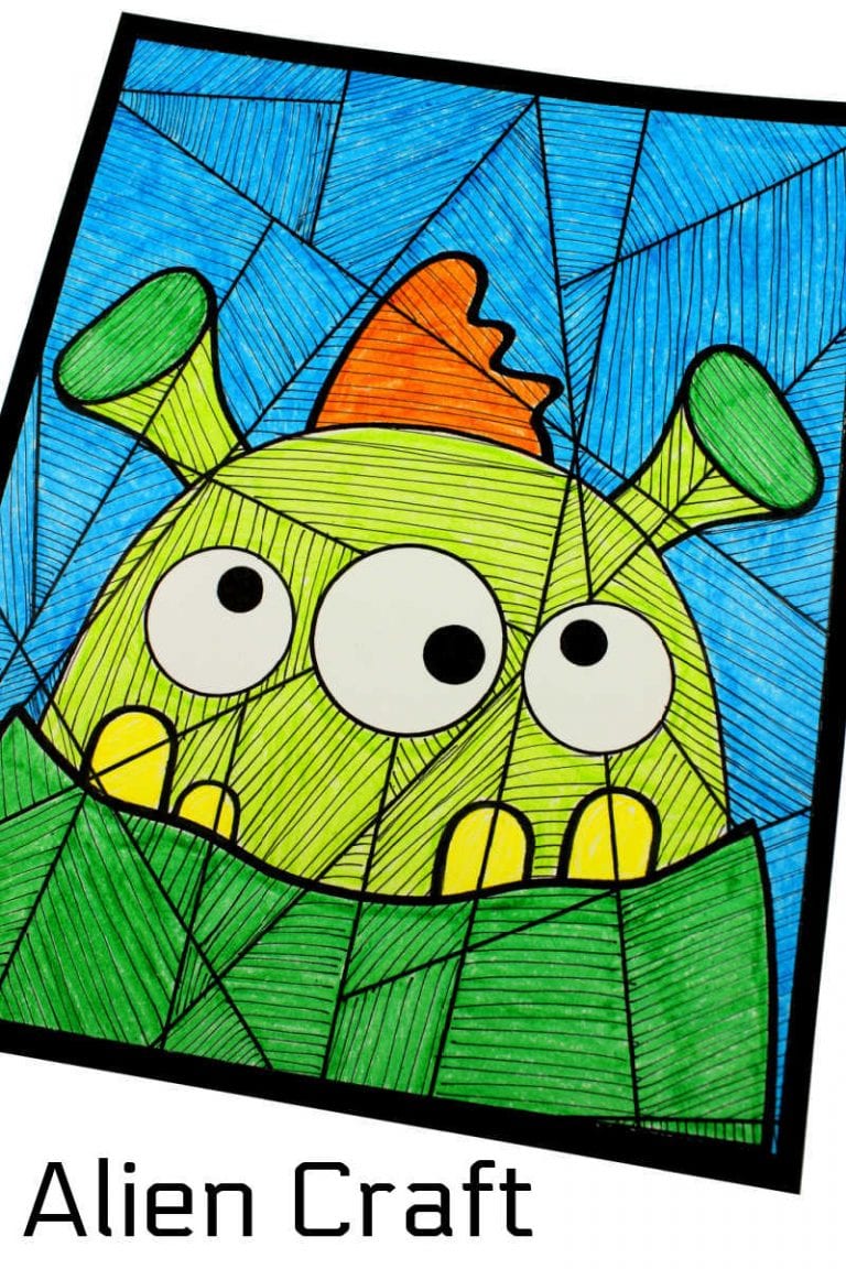 Free Printable Alien Craft for Kids - Mama Likes This
