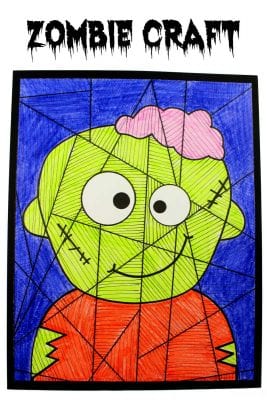 Halloween Zombie Craft for Kids - Mama Likes This