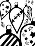 Free Printable Christmas Baubles Coloring Page 🎨🔴 - Mama Likes This