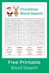 ☃️🎅🏼Santa's Christmas Word Search Activity Page - Mama Likes This