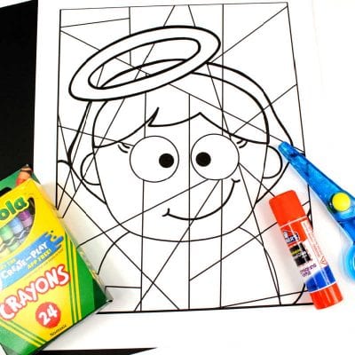Free Printable Christmas Angel Coloring Page - Mama Likes This
