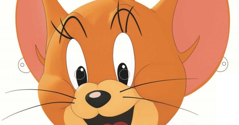 Free Printable Tom & Jerry Movie Jerry Mask - Mama Likes This