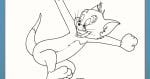 Free Printable Tom and Jerry Coloring Page - Mama Likes This